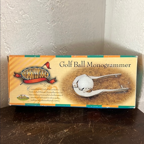 Dining | Silver Golf Ball Monogrammer | Poshmark